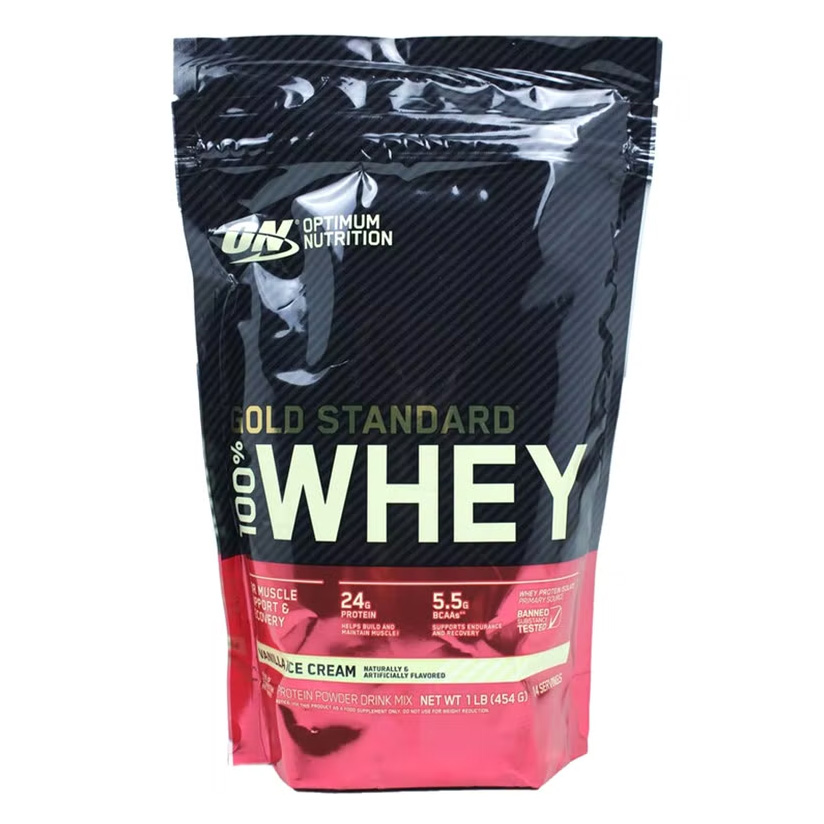Optimum Nutrition Gold Standard 100% Whey-14Serv.-454G.-Vanilla Ice Cream | Maxmuscle Elite